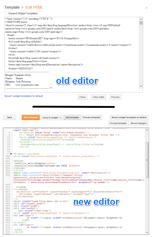 My Web Blogger Tricks: Blogger Launches a new Template Editor